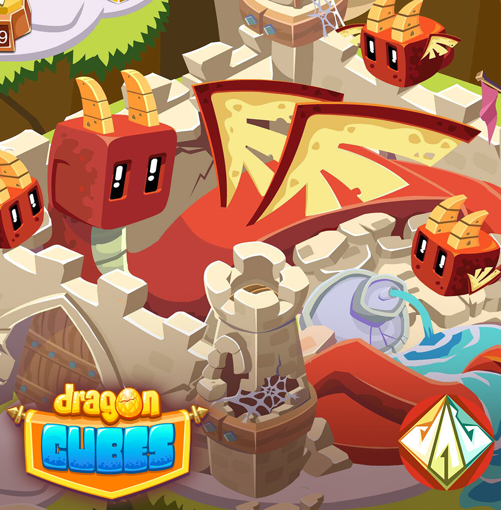 ArtStation - Dragon Cubes: Structures, Props and Environments