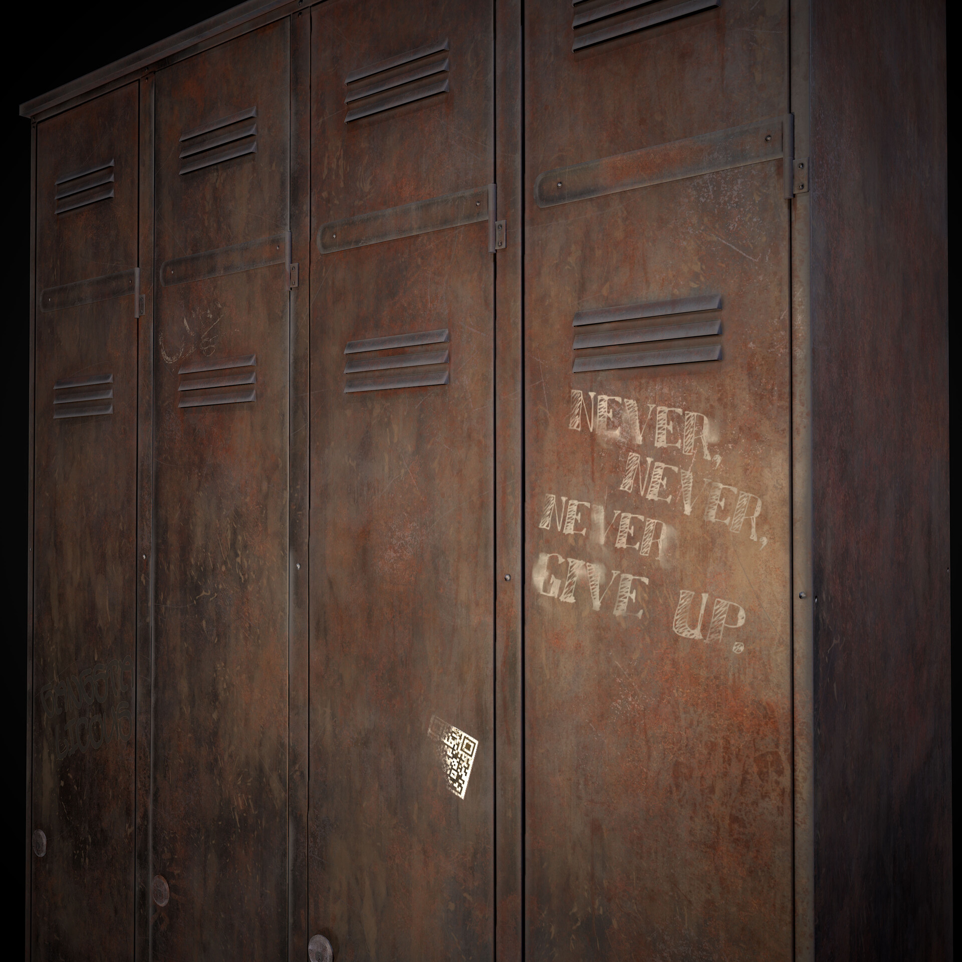 ArtStation - Locker - Prop Practice - Game Ready
