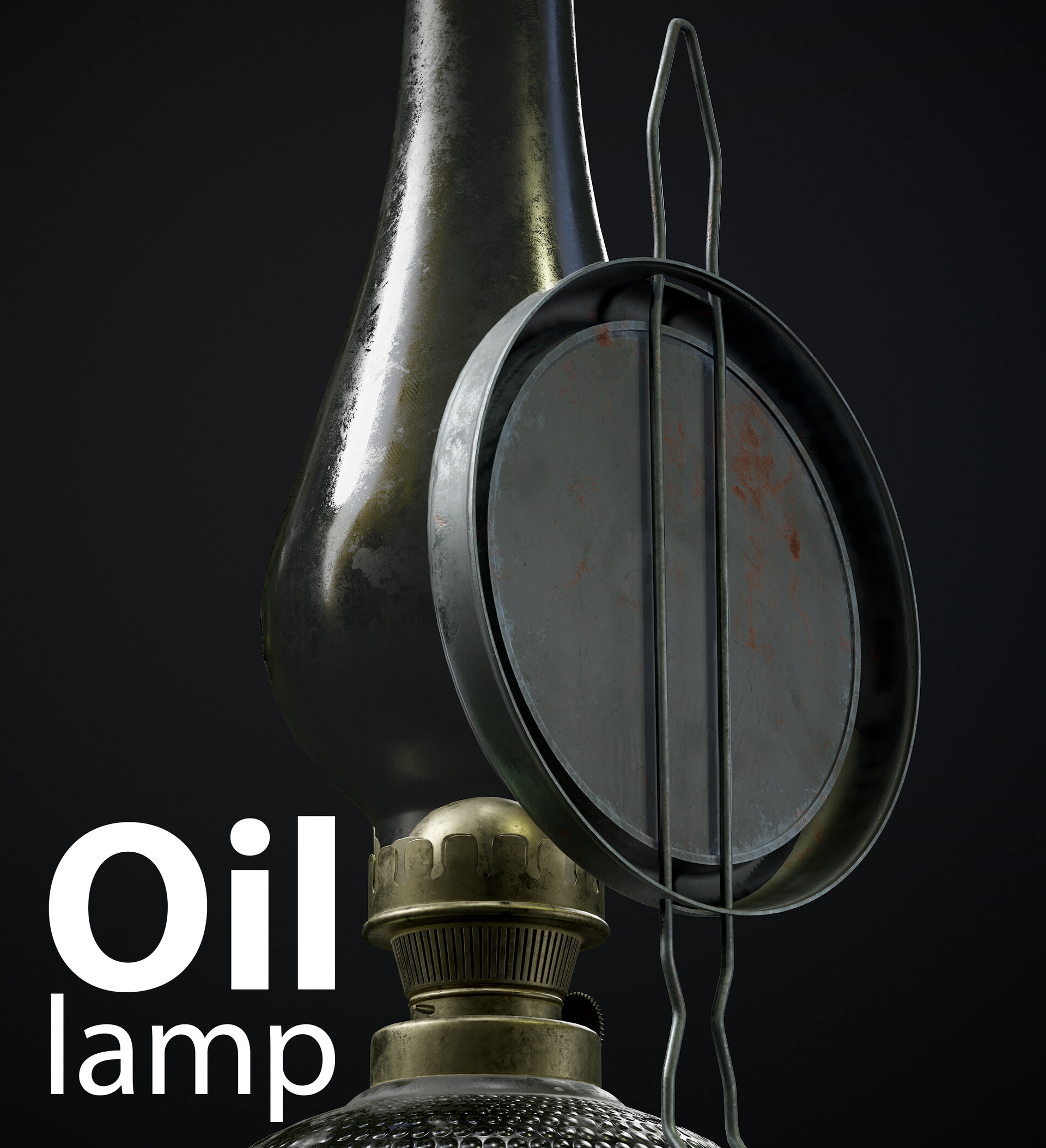 ArtStation - Oil Lamp