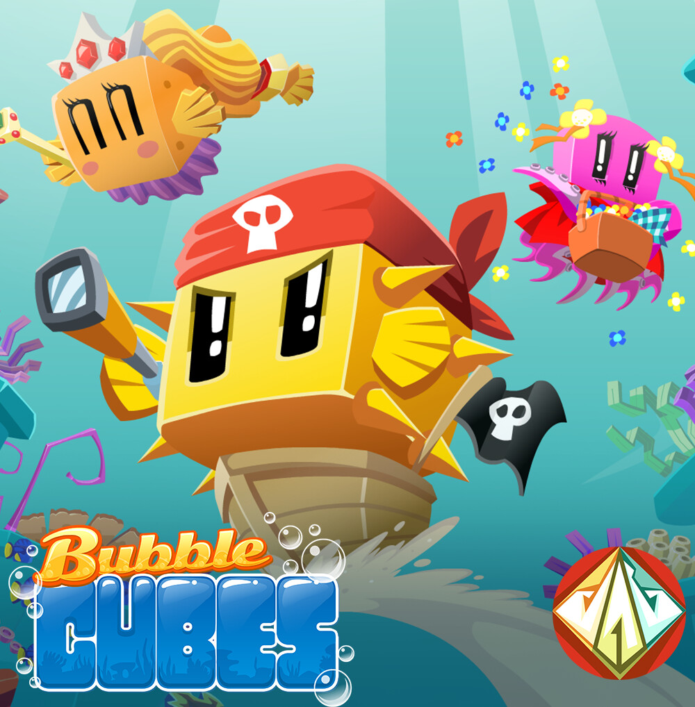 ArtStation - Bubble Cubes: Visual Development