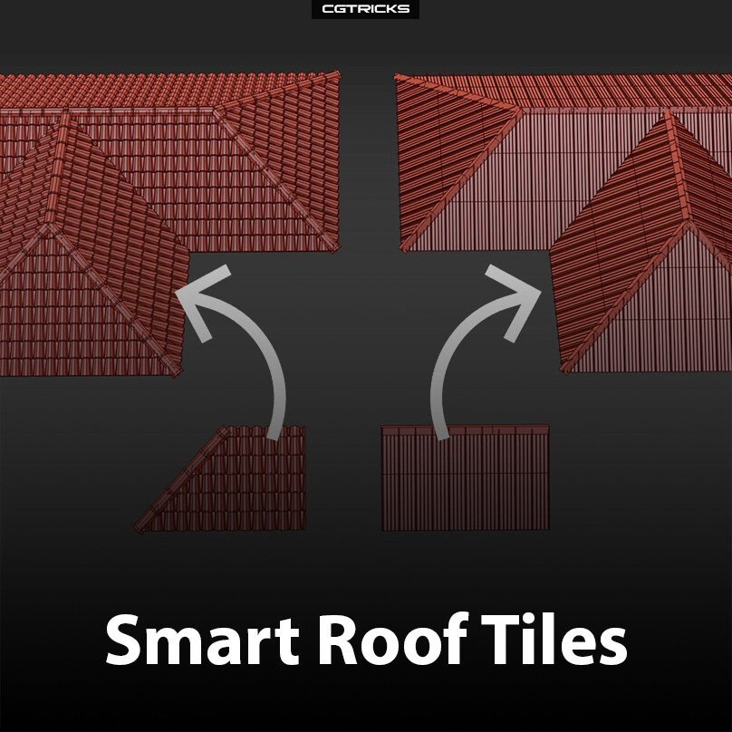ArtStation - Smart Roof Tiles | AvizStudio Tools