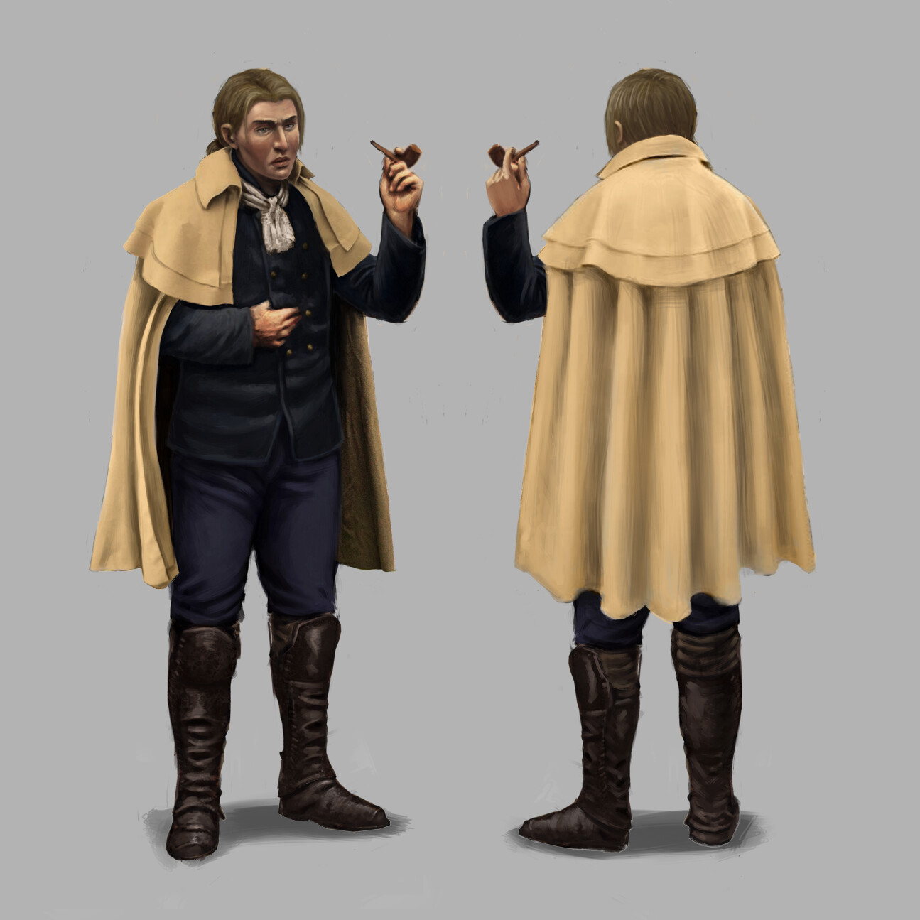 ArtStation - Coach Driver -- 2D Character Concept