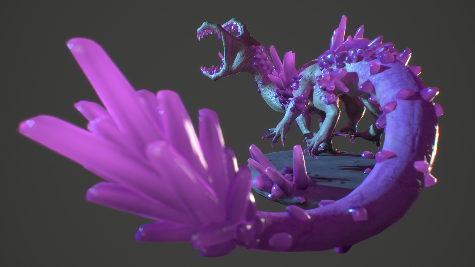 ArtStation - Crystal Wyrm - Model