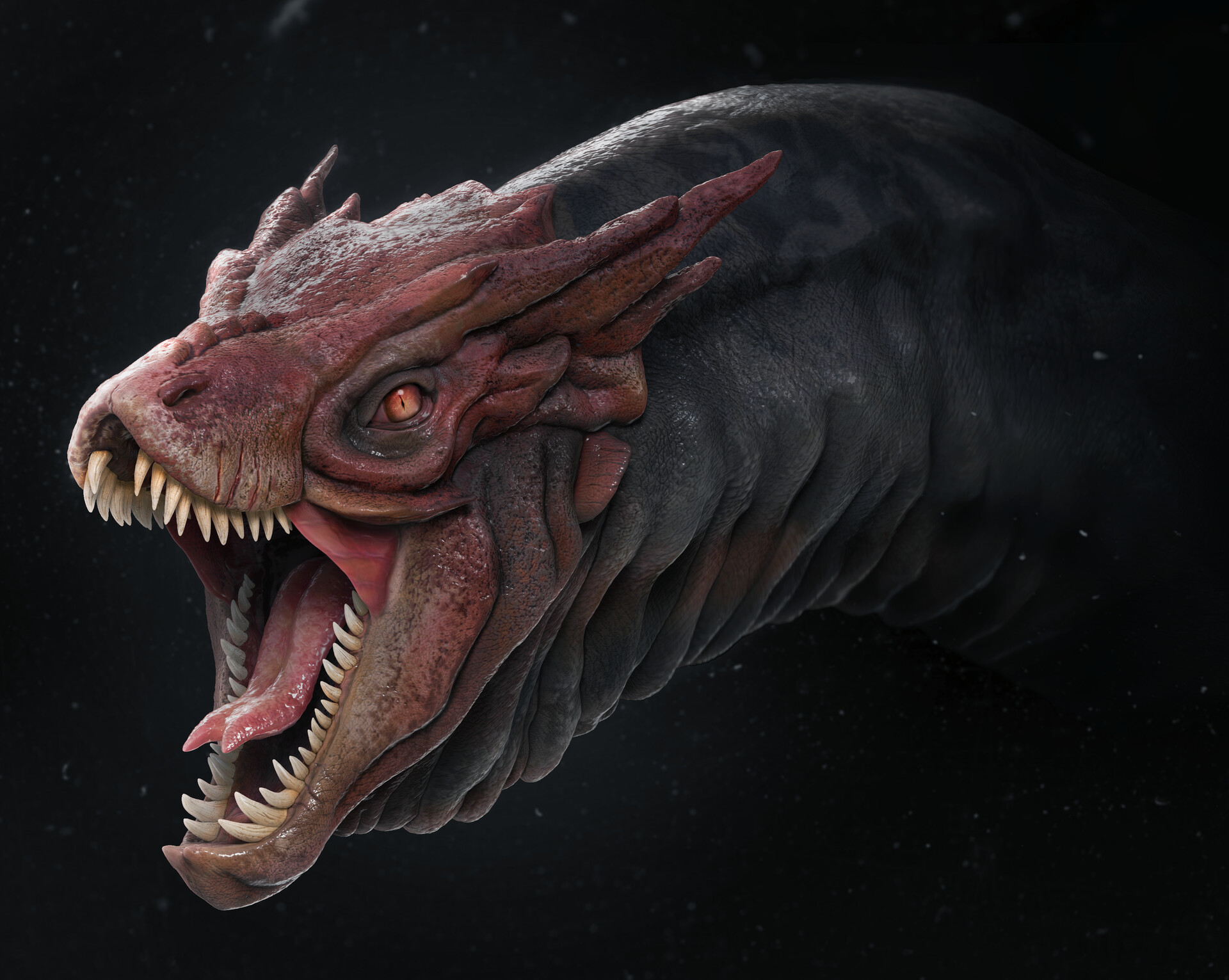 ArtStation - Dragon Head Study