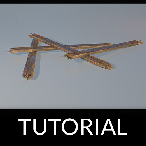 ArtStation - Splintered Wooden Planks - Free Tutorial