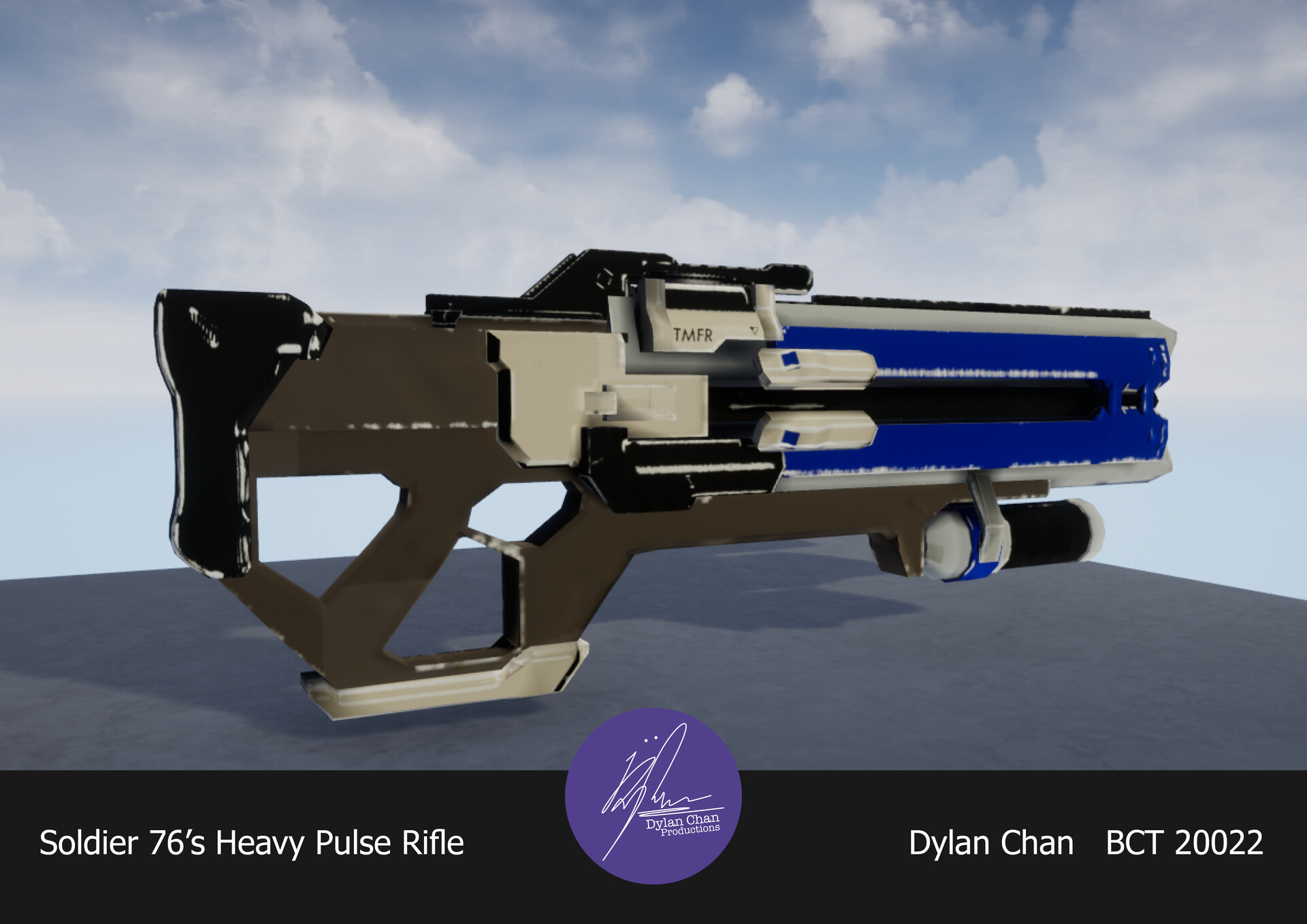 ArtStation - Soldier 76's Heavy Pulse Rifle