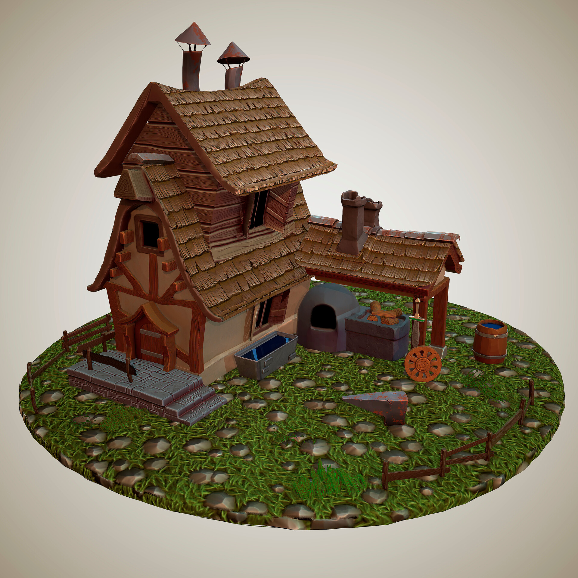 ArtStation - Stylized Blacksmith