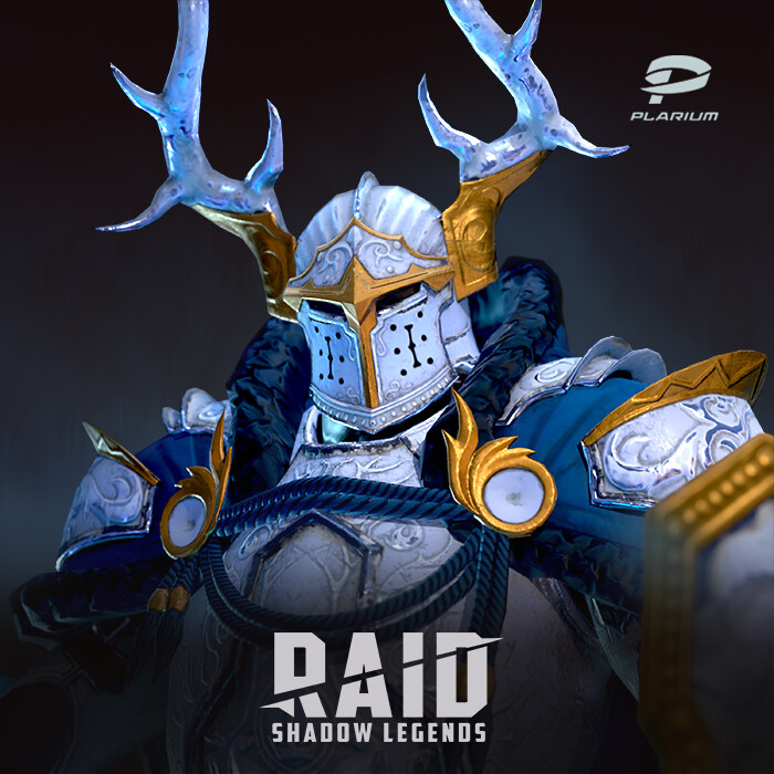 ArtStation - Stag Knight for RAID