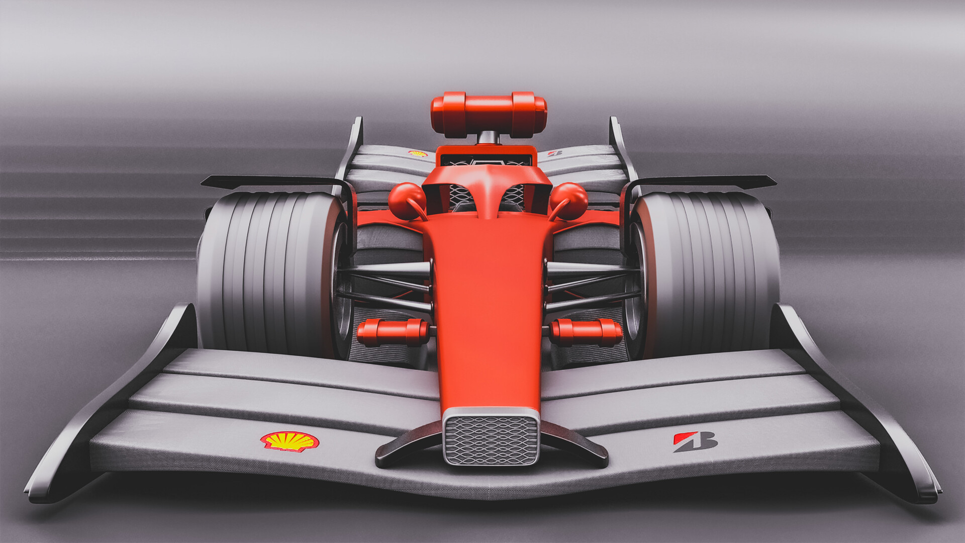 ArtStation - Formula one race car 3d model.