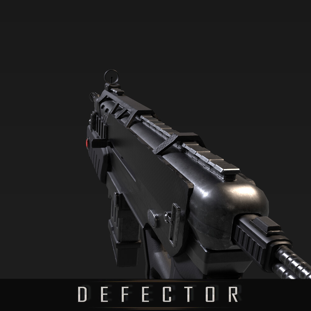 ArtStation - "Sub Machine Gun" from Defector Game