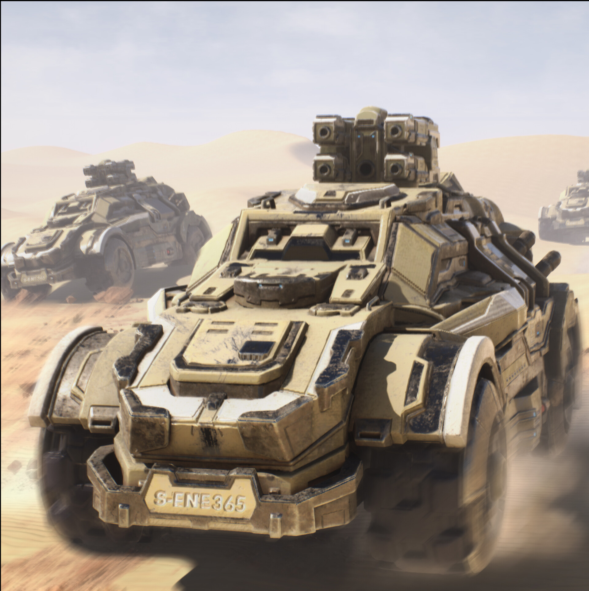 ArtStation - Armored car_S-ENE-365