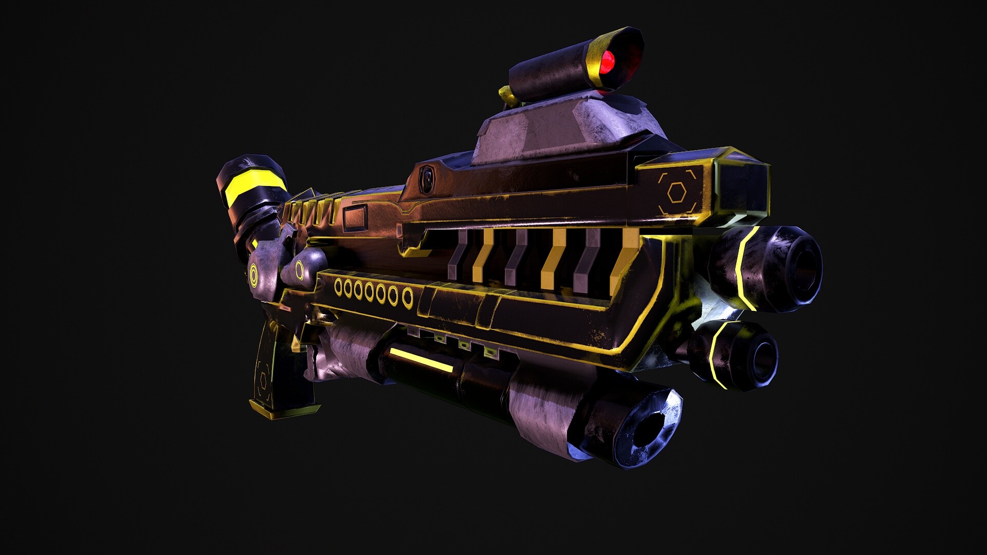 ArtStation - Sci_Fi gun