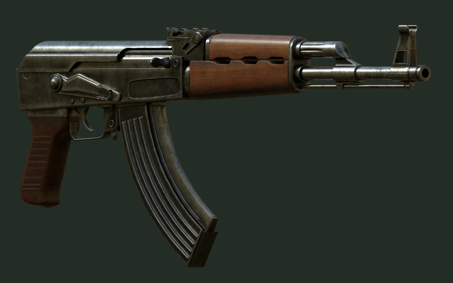 ArtStation - Texture study: AK-47