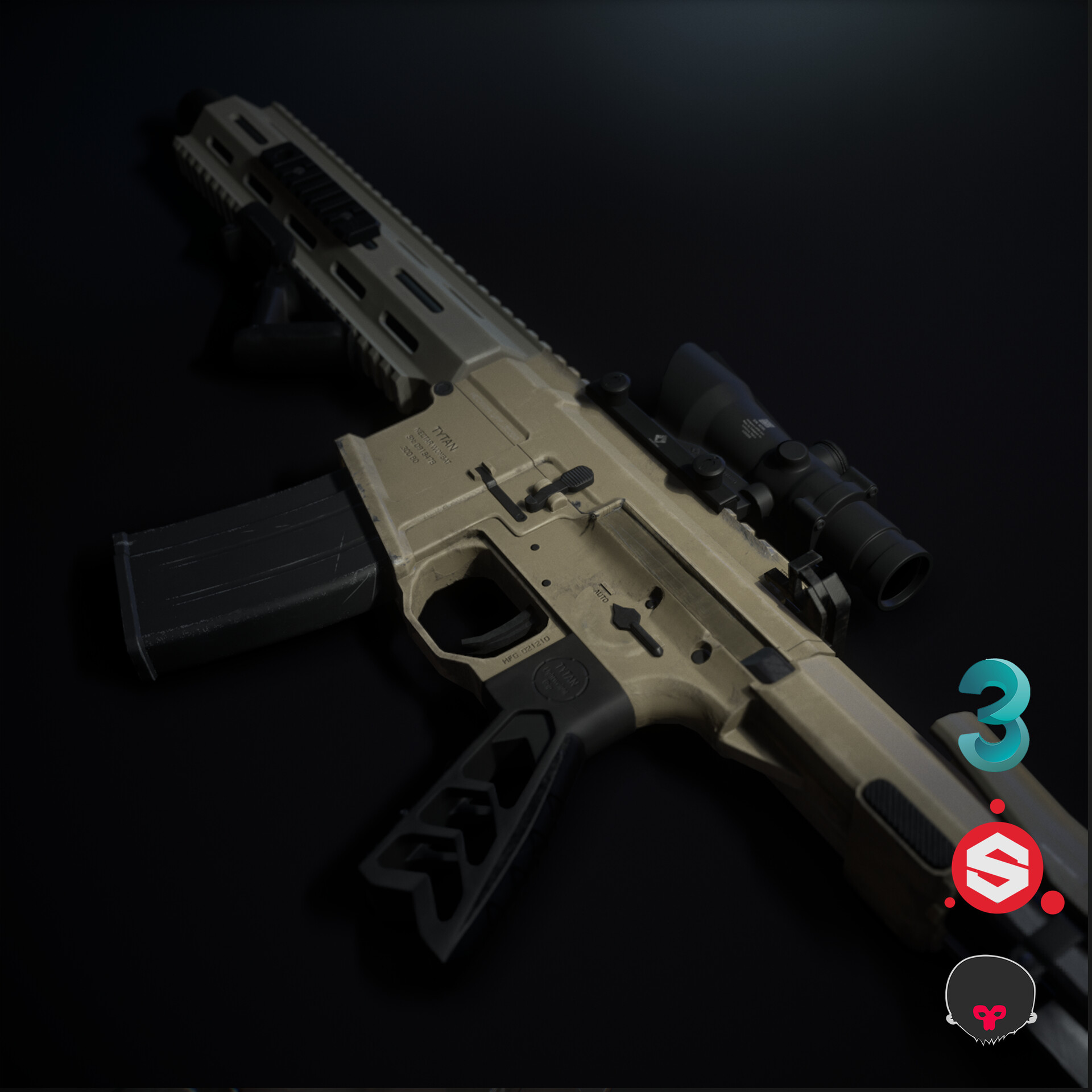 Reilly Cisco - PDW Based on AAC Honey Badger