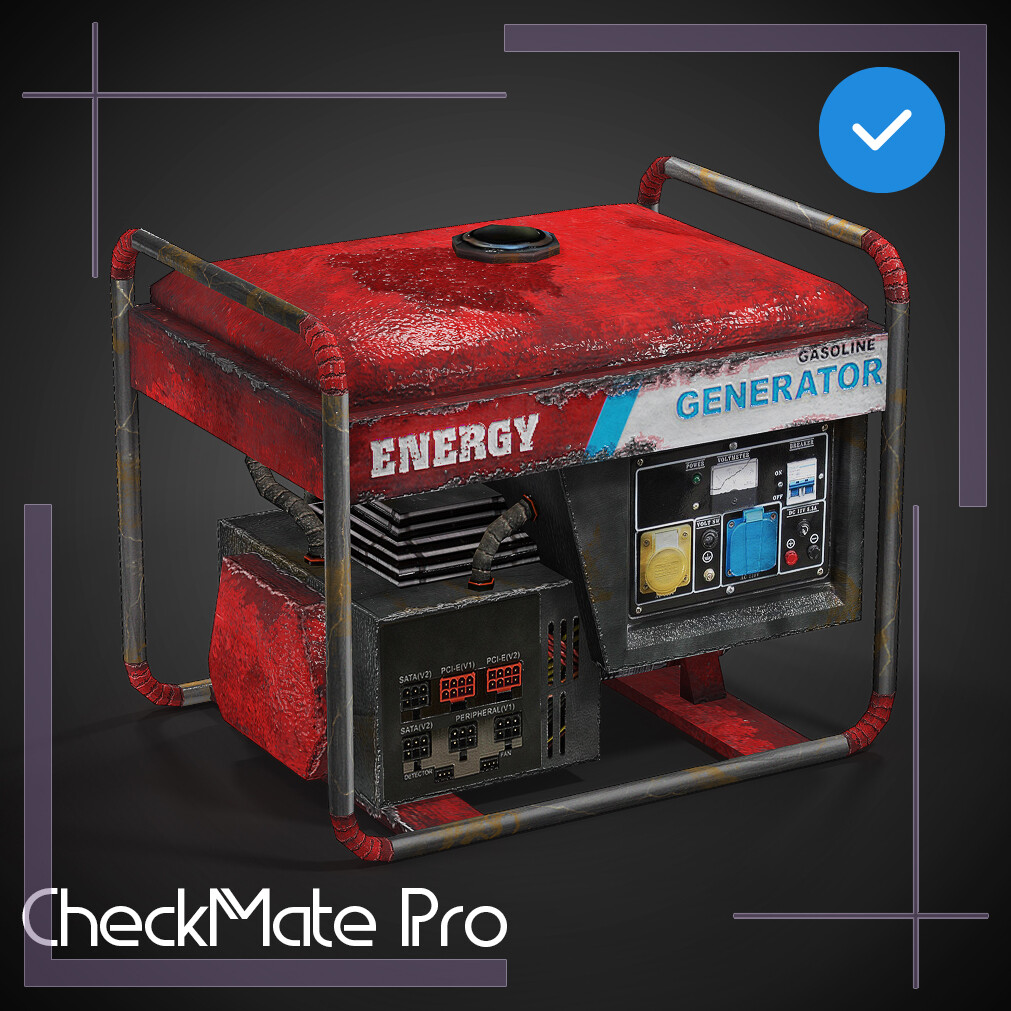 ArtStation - Old Gasoline Generator (LP)