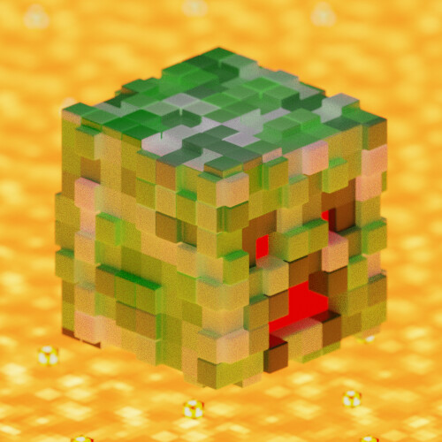 ArtStation - Creeper Head