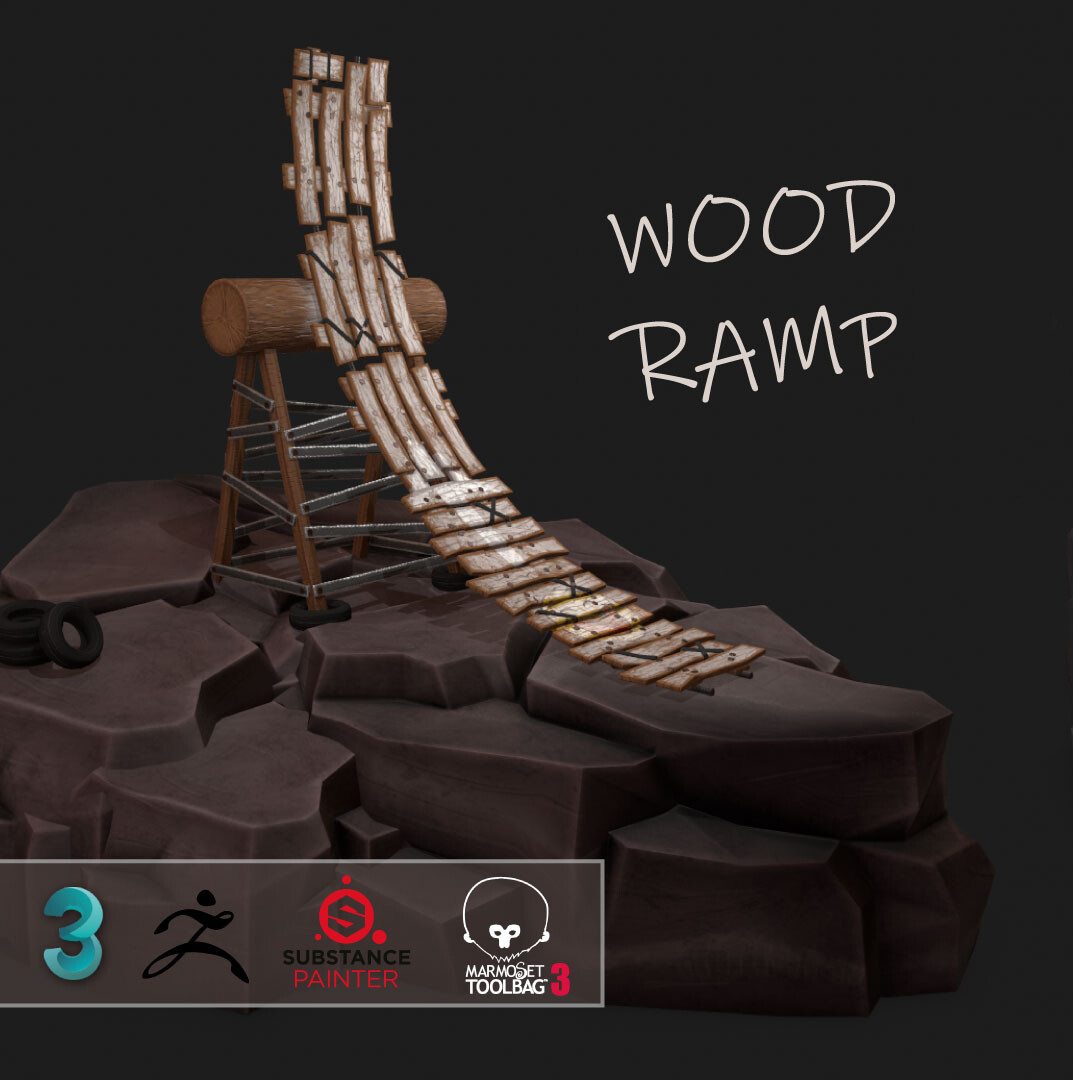 ArtStation - WOOD RAMP
