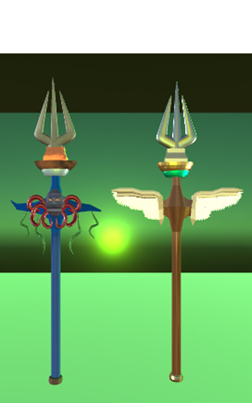 ArtStation - Celestial trident & Atlantean trident