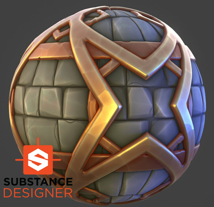 ArtStation - Stylized Path Material - Substance Designer
