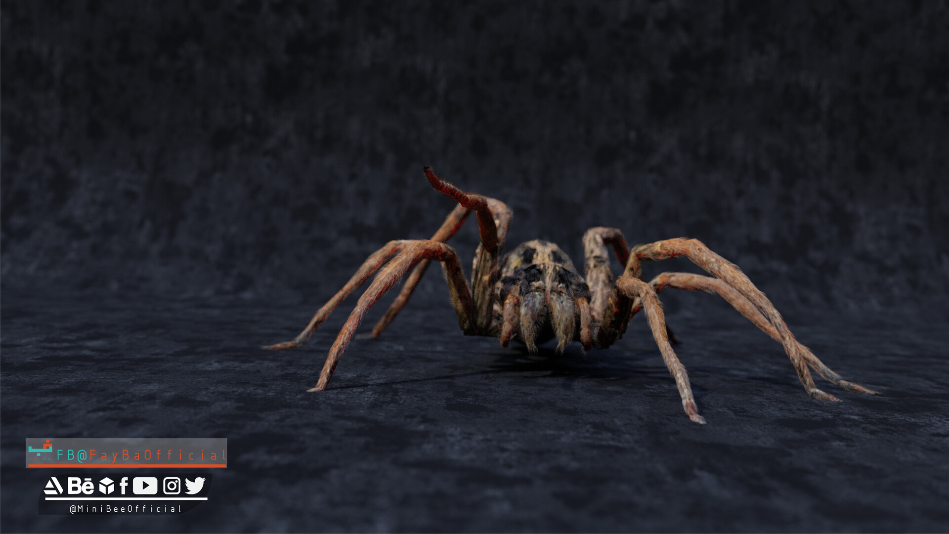 ArtStation - Spider 3D Lowpoly (Animated)
