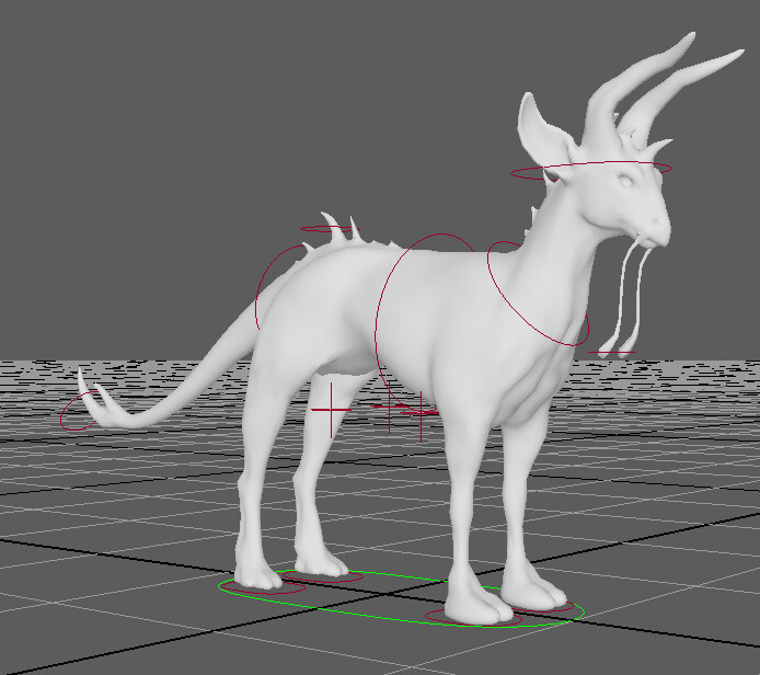 ArtStation - Hybrid Animal Rig