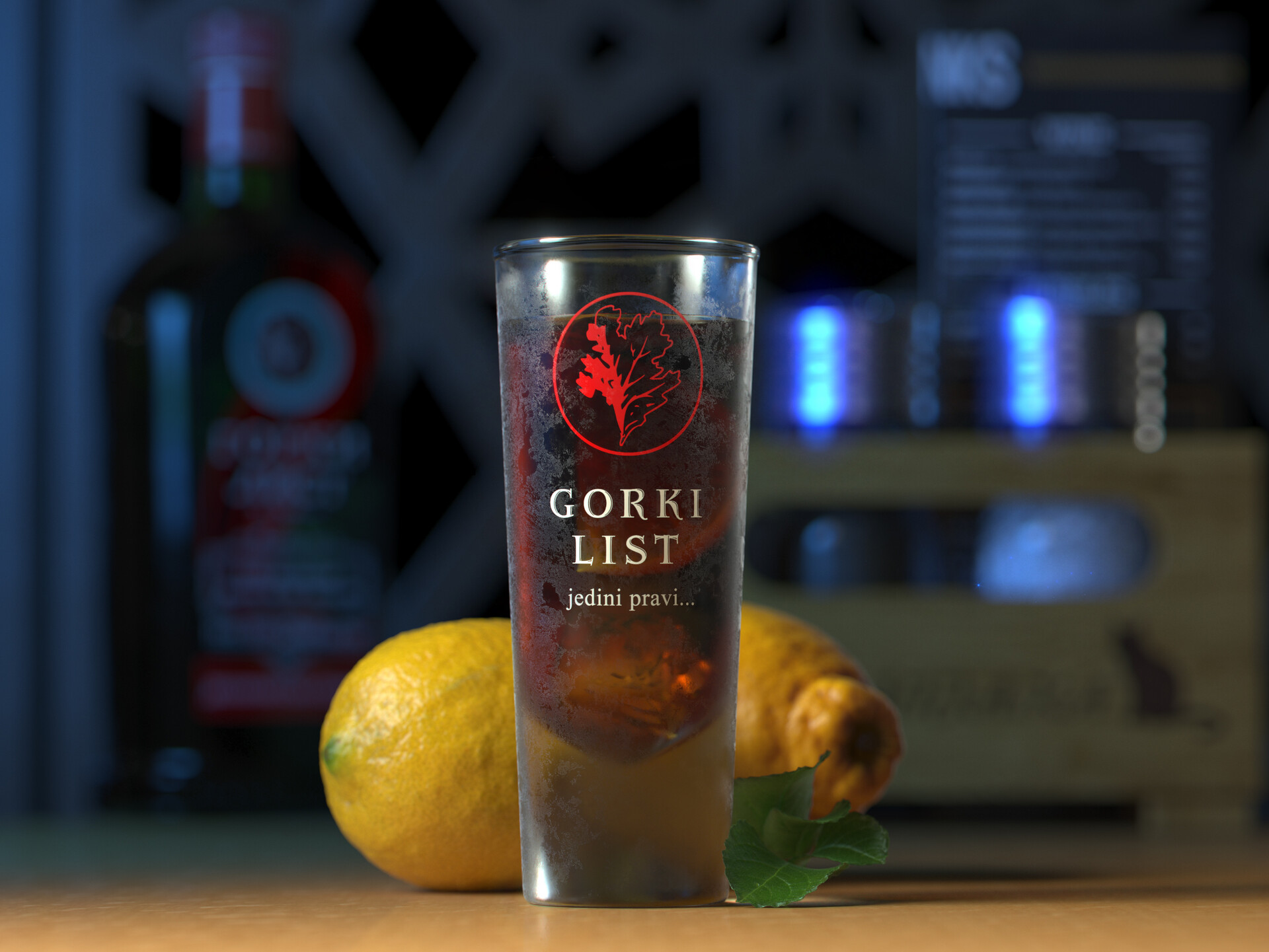 ArtStation - Gorki List bottle product