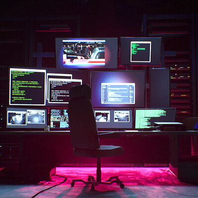 ArtStation - Hacker Room
