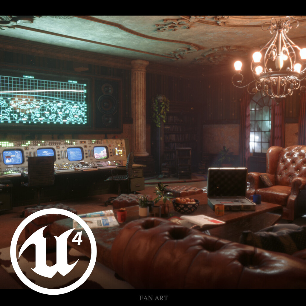 Justin Myles - Unreal 4 Environment | Persona 3 Fan Art