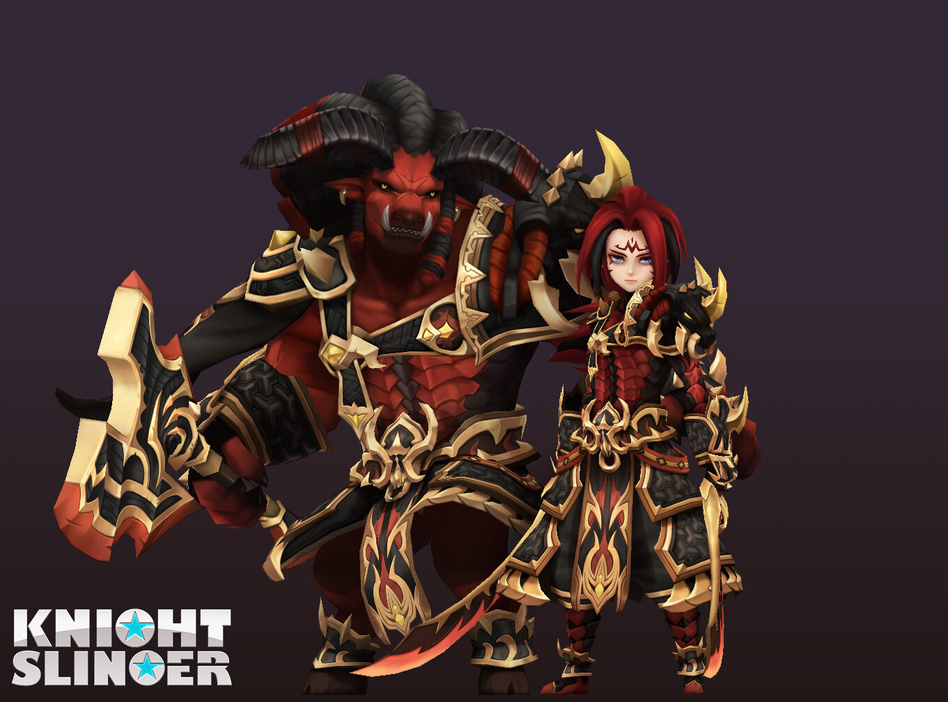 ArtStation - Knight Slinger_Redchild&Hunshimowang(3D)