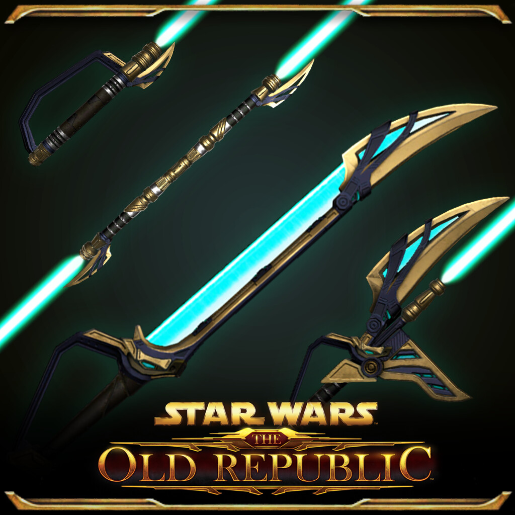 ArtStation - Star Wars: The Old Republic - Onderon Guardian's Weapon Set
