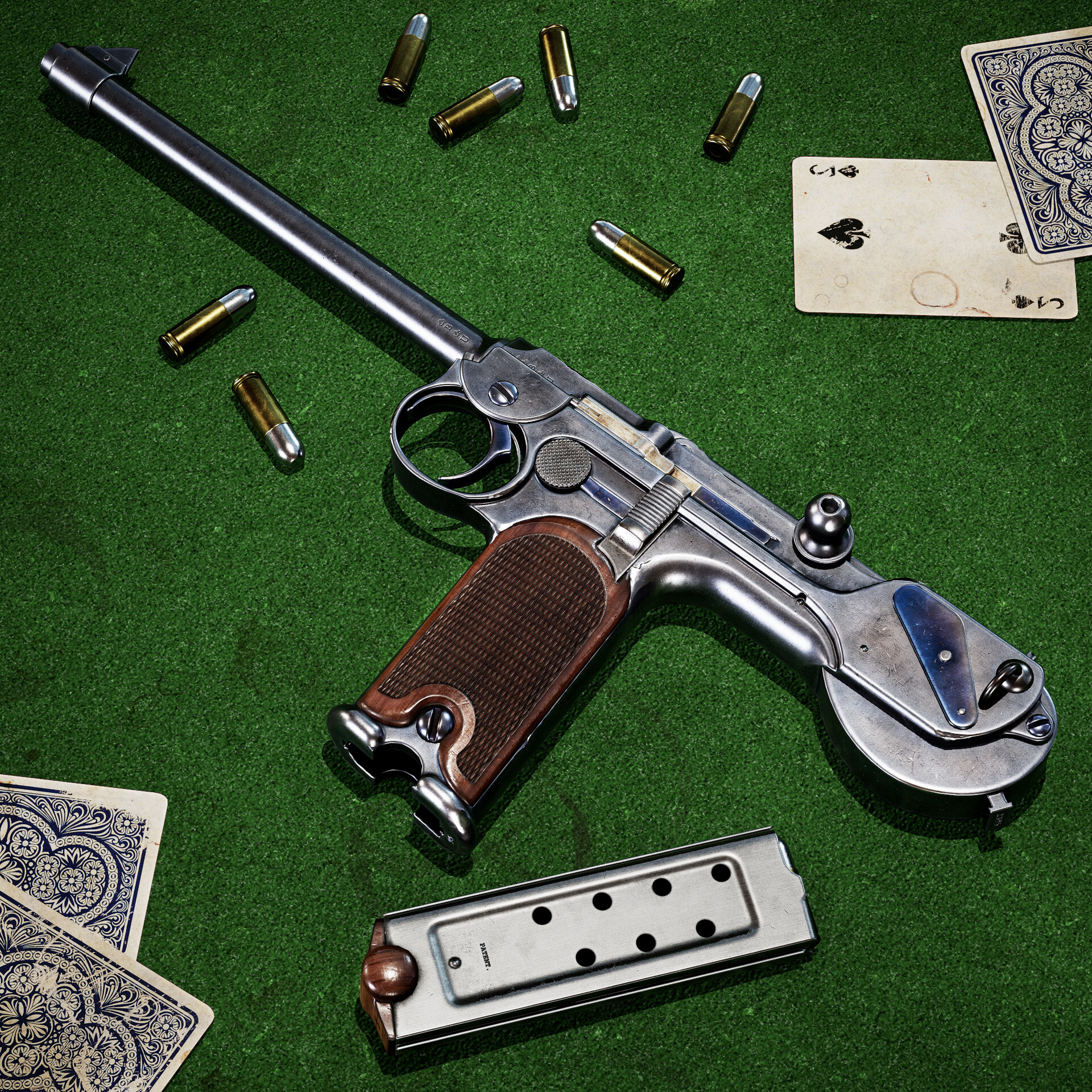 ArtStation - C93 - Borchardt pistol