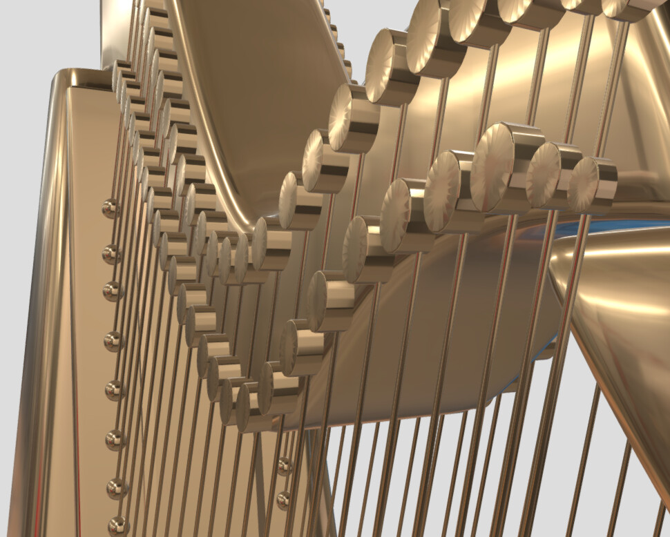 ArtStation - Harp Model
