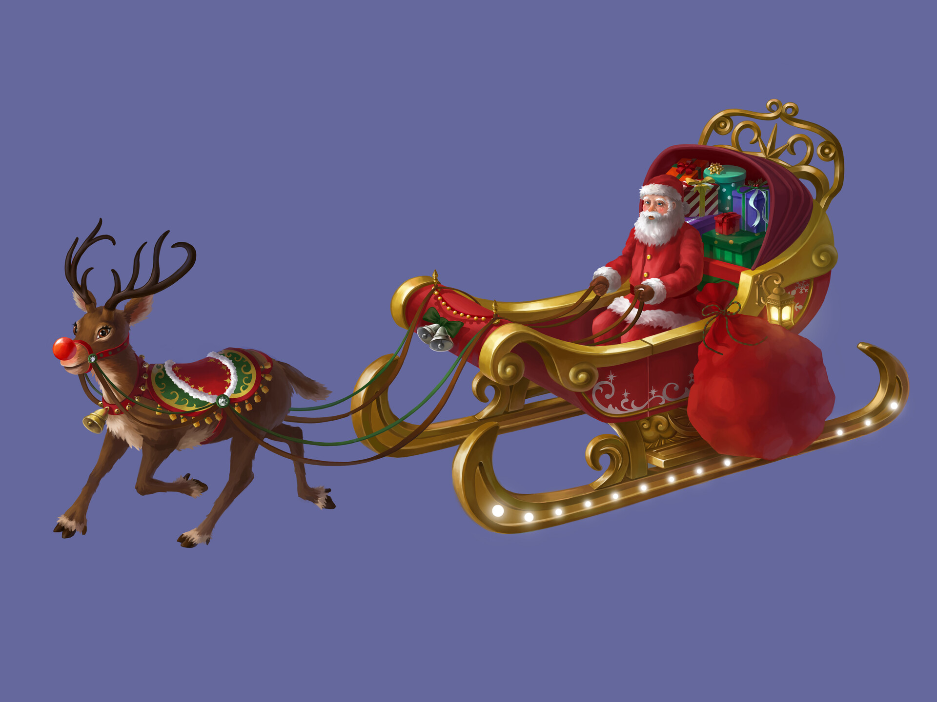 ArtStation - Santa Sled