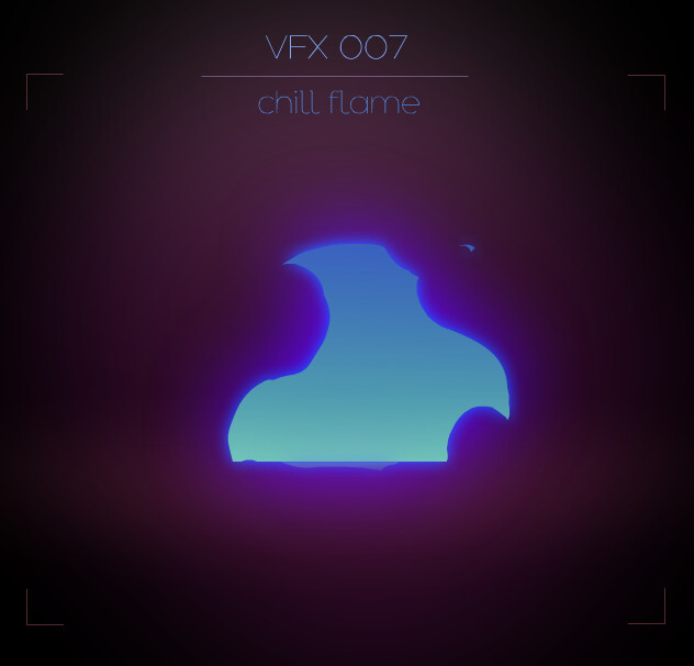 ArtStation - BLUE FIRE 2D FX Animation