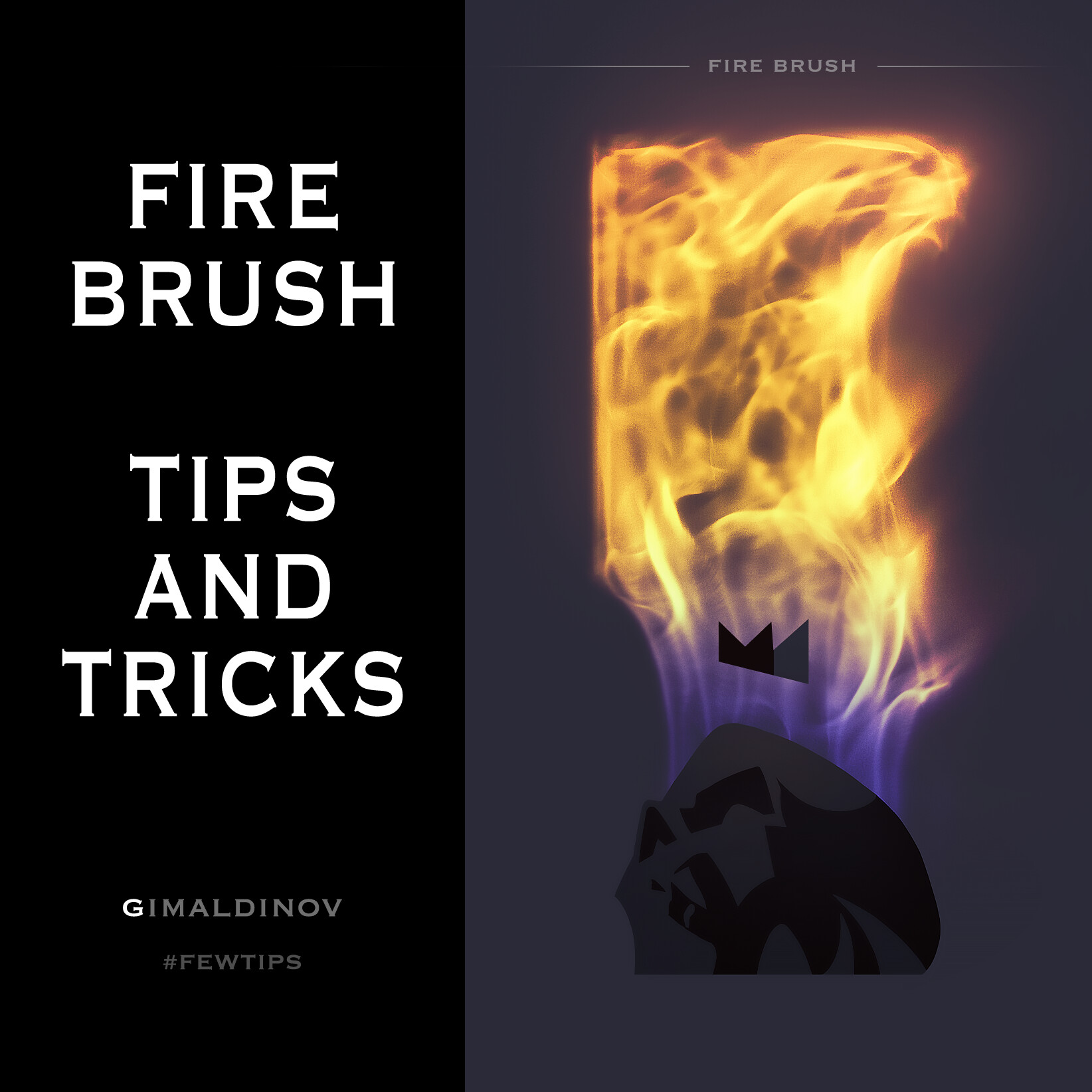 ArtStation - Fire Brush Tips and Tricks