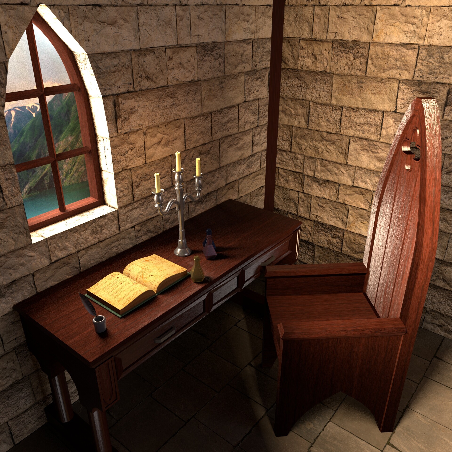 ArtStation - Medieval study