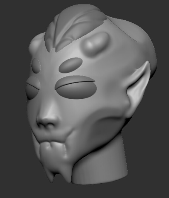 ArtStation - Alien head