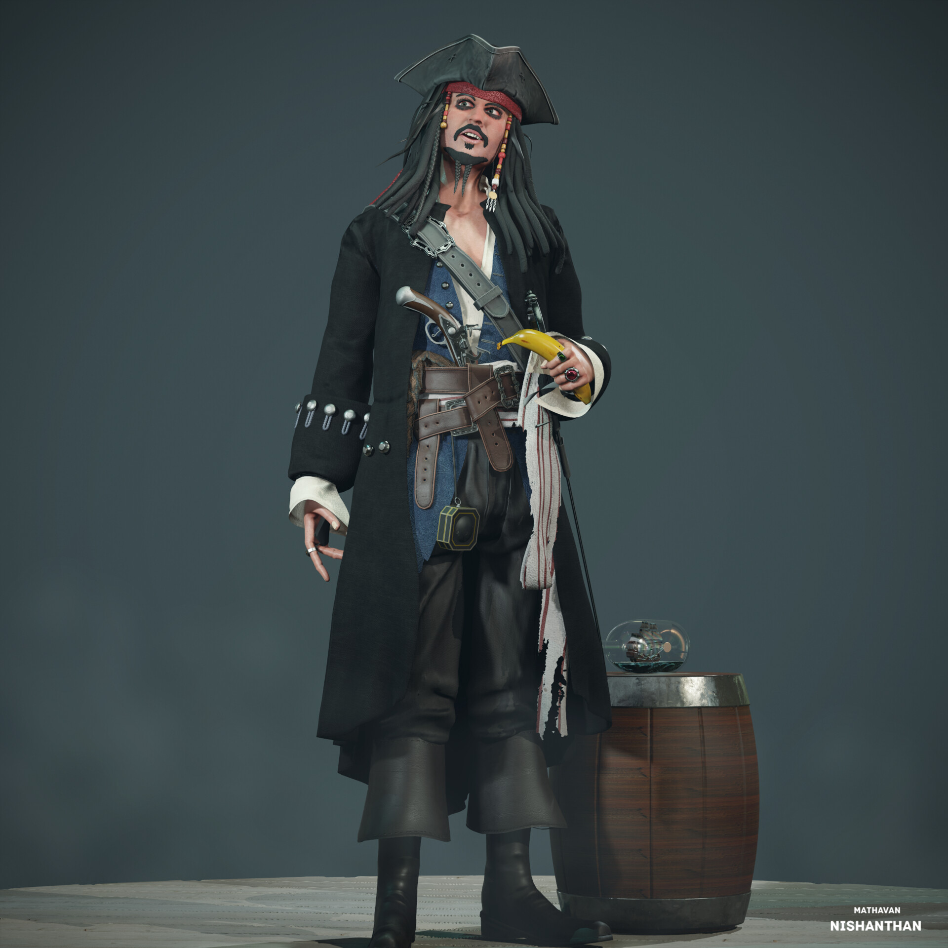 ArtStation - Captain jack sparrow