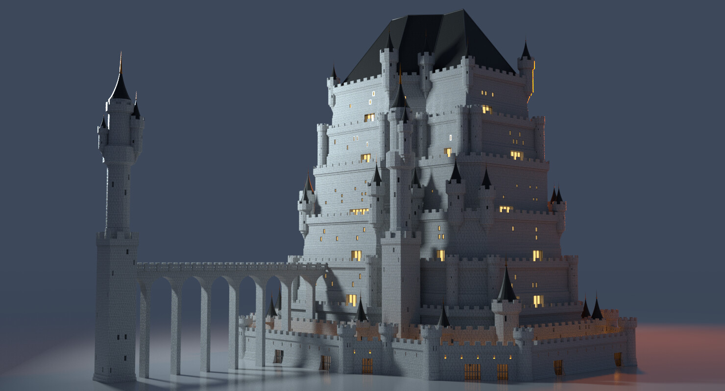 ArtStation - Castle Generator Houdini V1