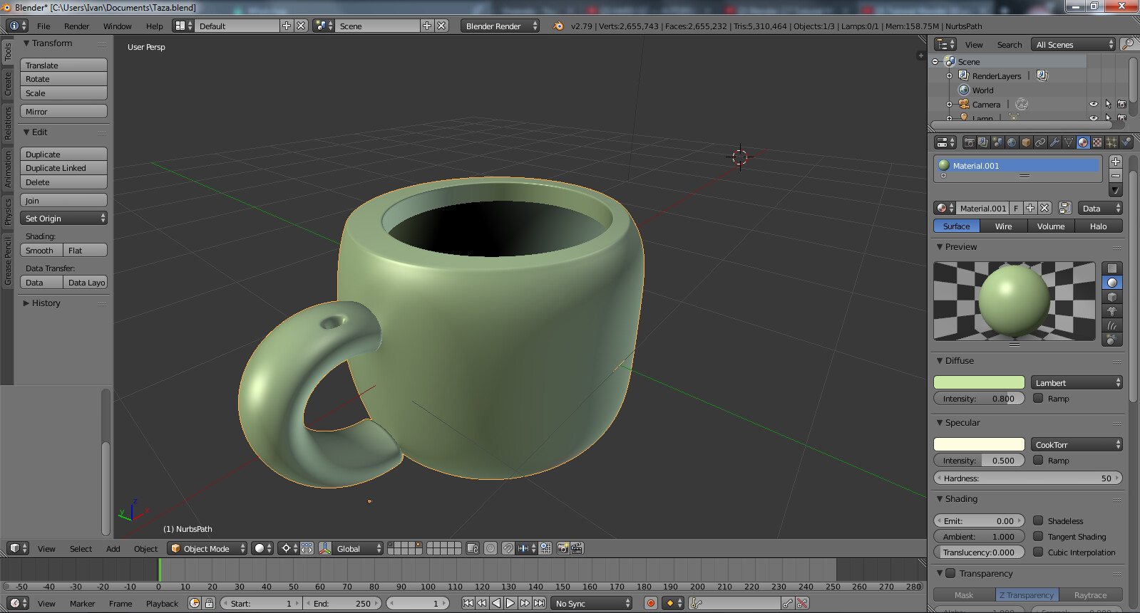 ArtStation - Cup 3D