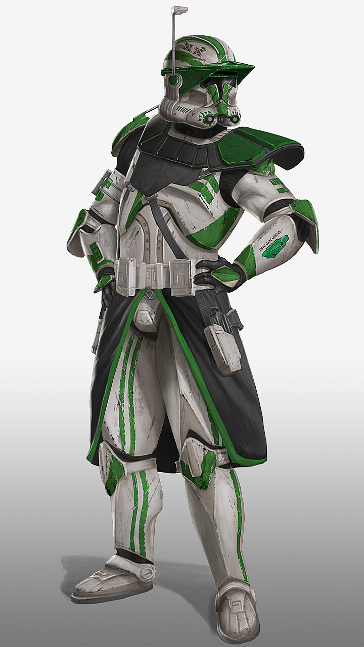 ArtStation - Clone Trooper commander Ramon