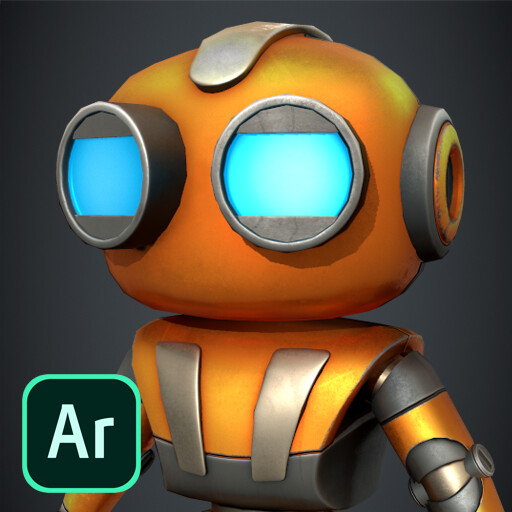 ArtStation - Adobe Aero - Robot Athlete