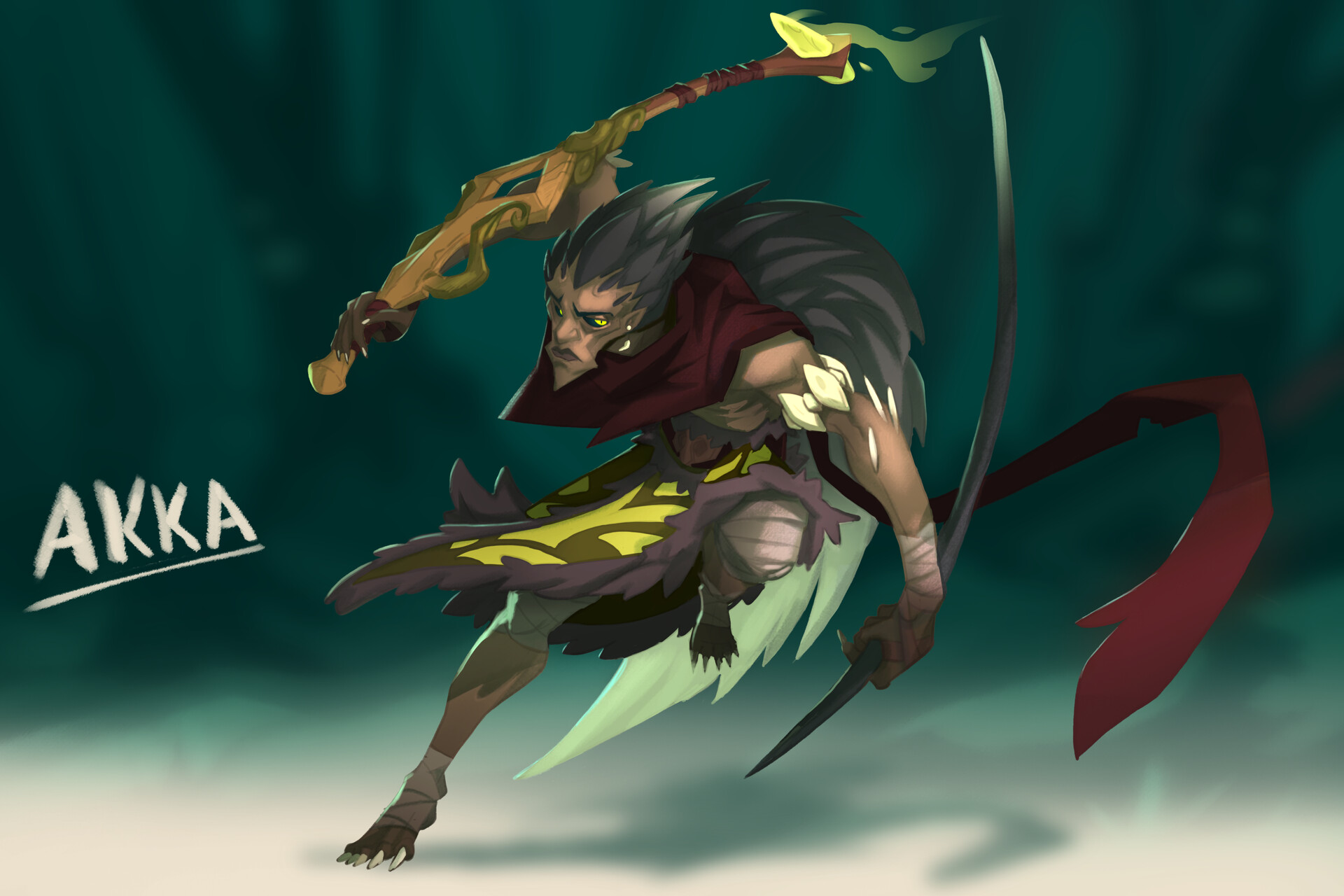 ArtStation - Akka Character Creation - Project Stamina