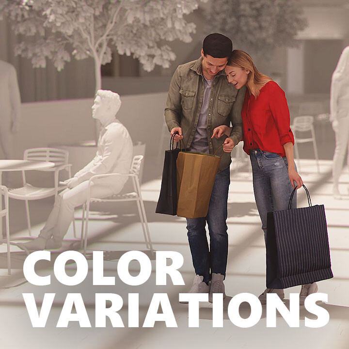 ArtStation - Showcase: Unlimited Color Variations with Renderpeople 3D ...