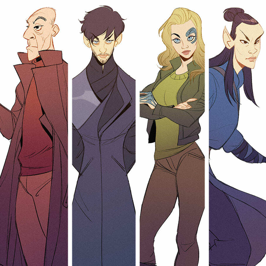 ArtStation - Star Trek Picard - Characters
