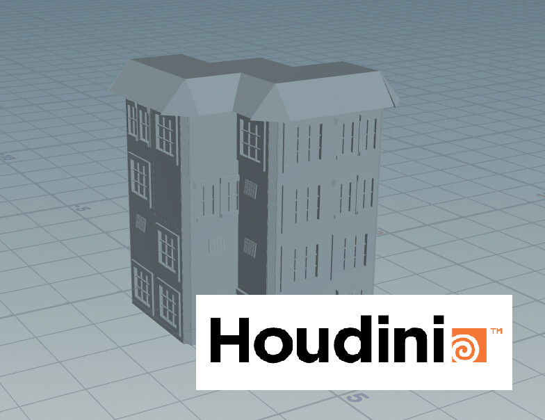 ArtStation - Houdini Studies: Procedural Building Part 2