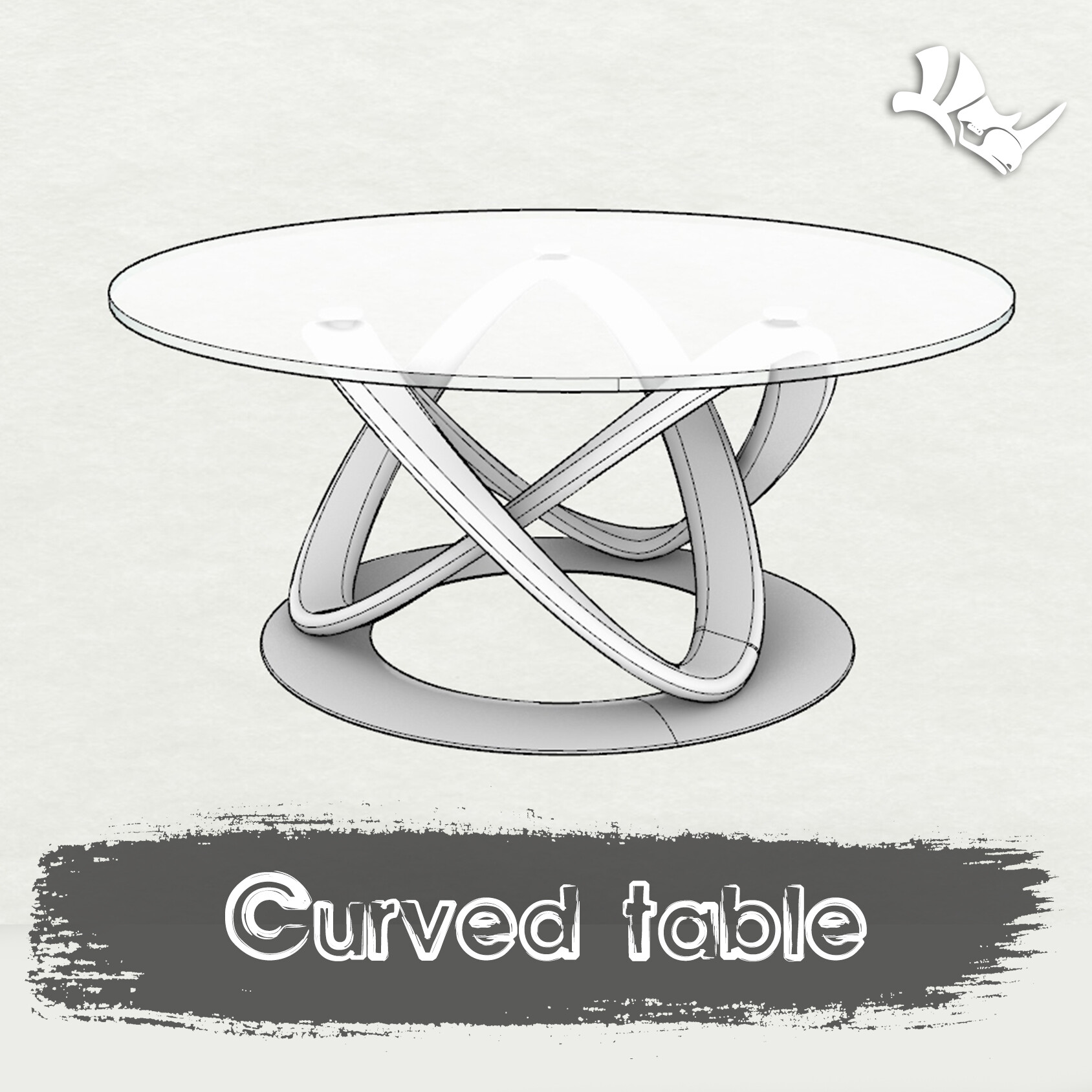 ArtStation - Curved table