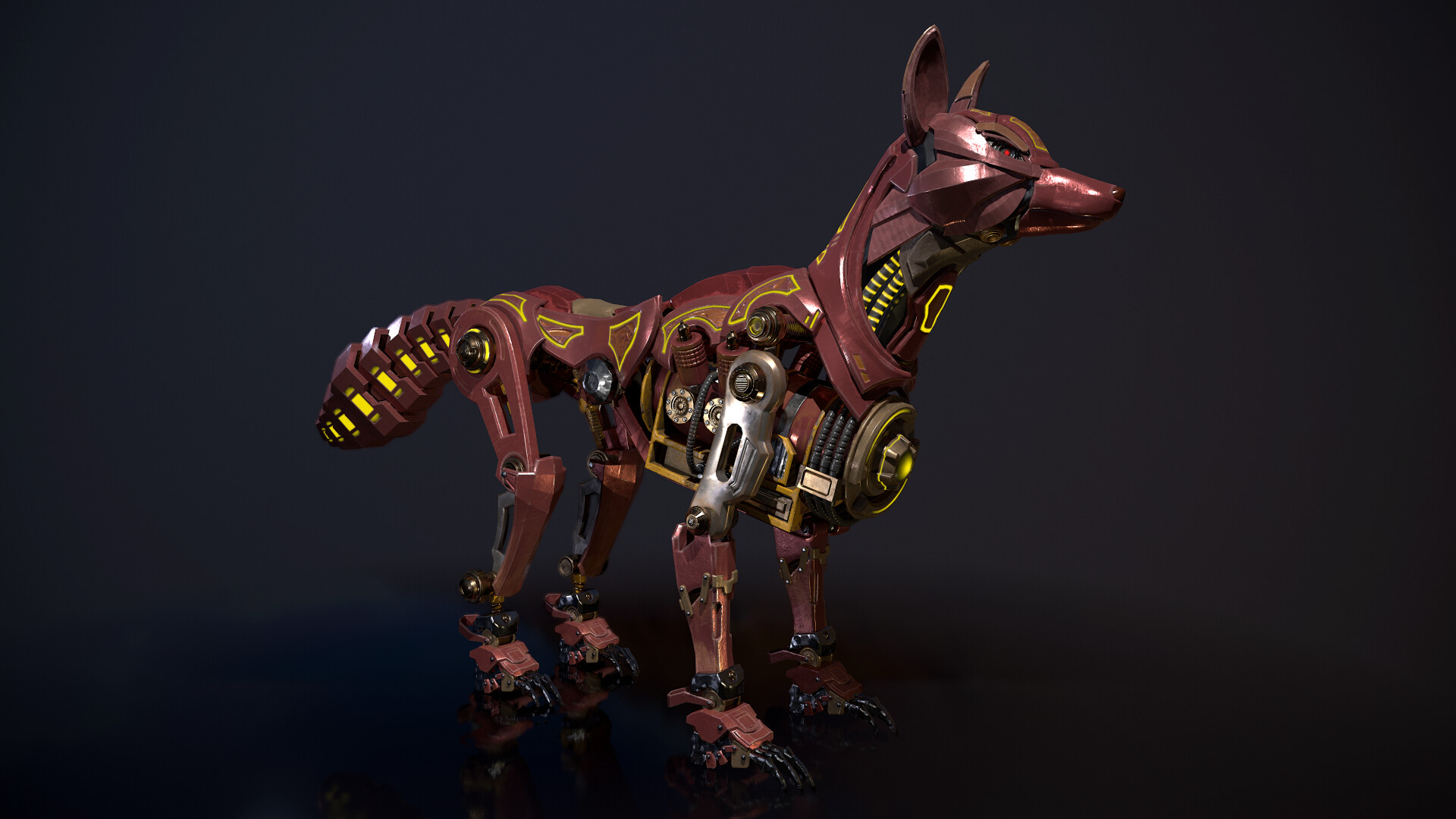 ArtStation - Mechanical Fox