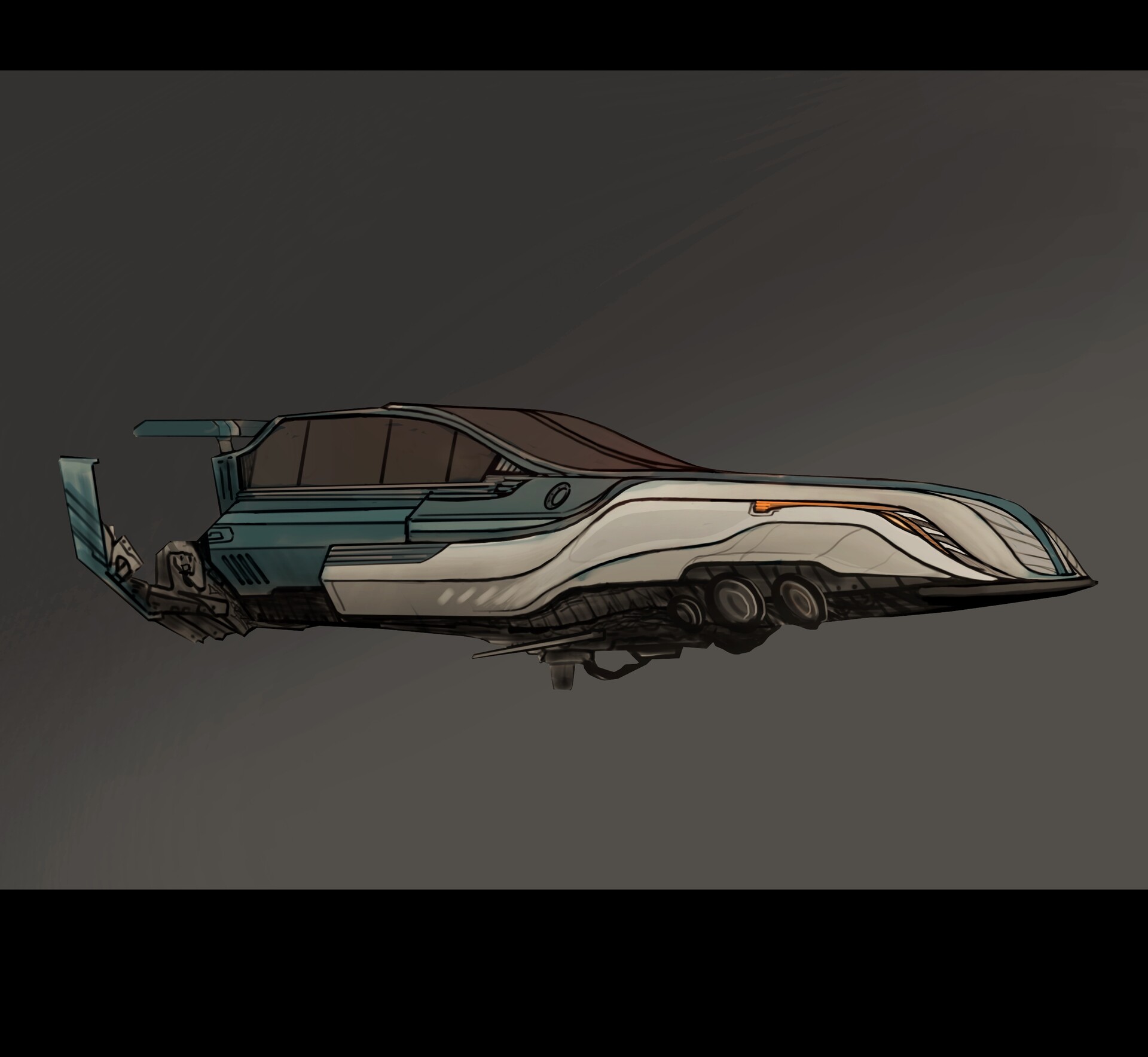 ArtStation - Fancy floating car