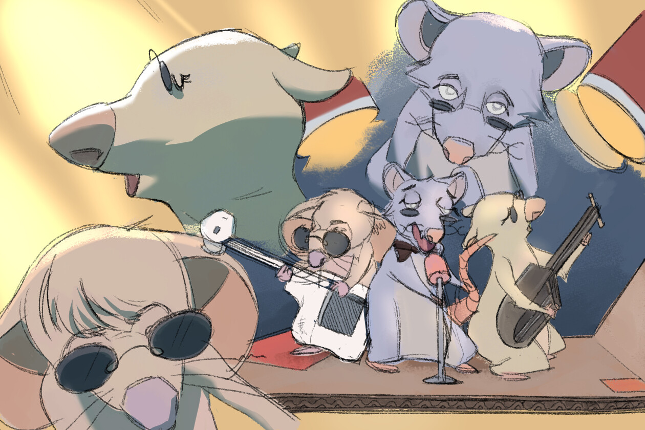 ArtStation - Musical Rodents